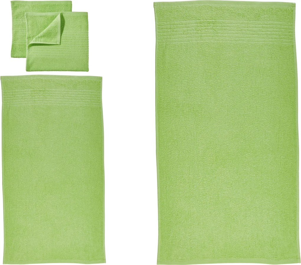 MIOMARE® Sada froté ručníků, 6dílná (limetková zelená), Barva: - 4050069070045