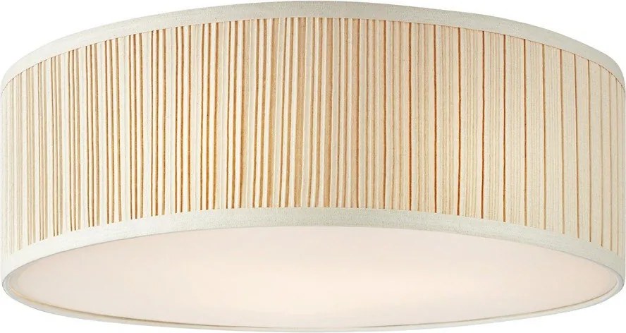 Béžové kovové stropní svítidlo s textilním stínidlem ø 57 cm Lux – Markslöjd