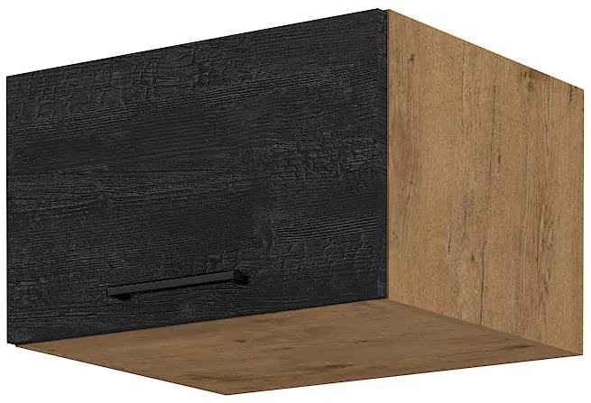 Horní kuchyňská skříňka Virion 60 NAGU 36 1F (dub lancelot + tmavé dřevo). 1046305