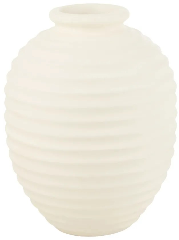 OnaDnes -20% Bílá keramická váza J-line Poglar 66 cm