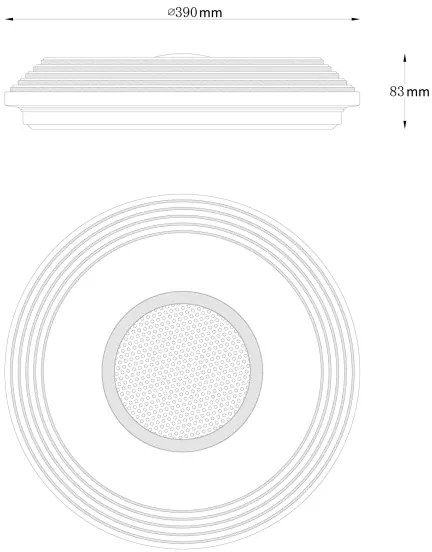 Globo 41293-24 - LED Stmívatelné stropní svítidlo LED/24W/230V 2700-6500K + DO