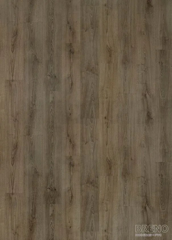 Breno PVC GREENLINE Legend Oak 0401 – tmavě hnědé dřevo, šíře 400 cm