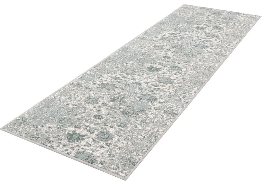Běhoun šedomodrý 80x300 cm Sensi Tris – FD