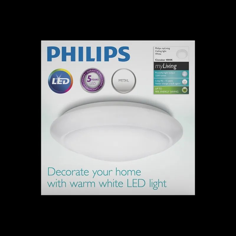 LED Stropní svítidlo Philips Cinnabar 33362/31/17 bílé 4000K 32cm