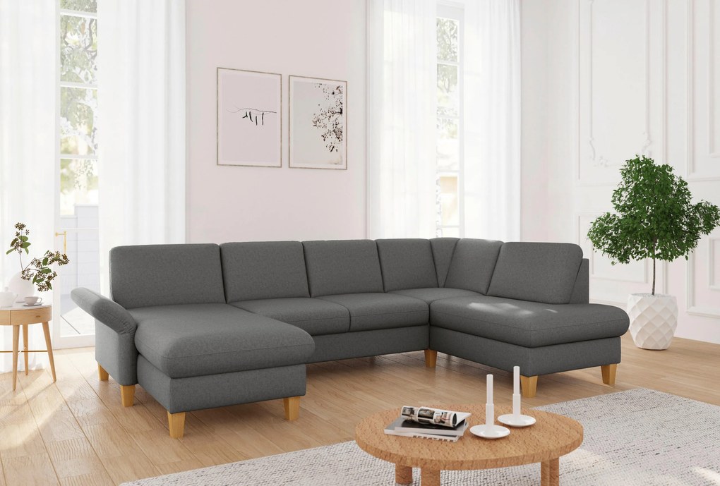 XXXLutz SEDACÍ SOUPRAVA, textil, tmavě šedá Sit & More - Sedací soupravy - 00014401612L