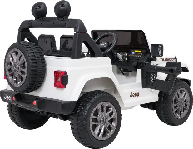 Elektrické autíčko Jeep Wrangler Rubicon LIFT bílé