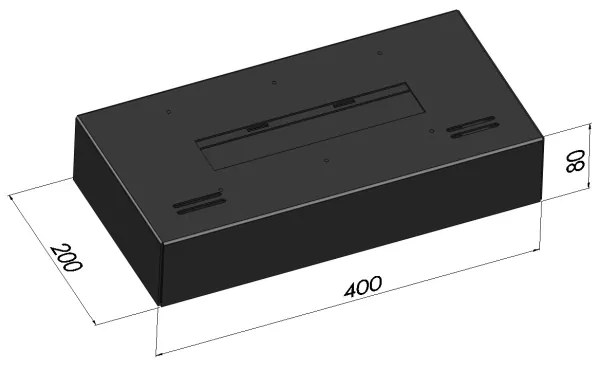 InFire - BIO krb 8x40 cm 3kW černá