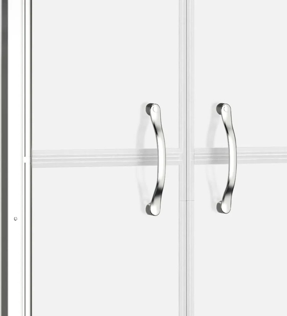 vidaXL Sprchové dveře polomatné ESG (93–96) x 190 cm [148790] Barva: Stříbrná