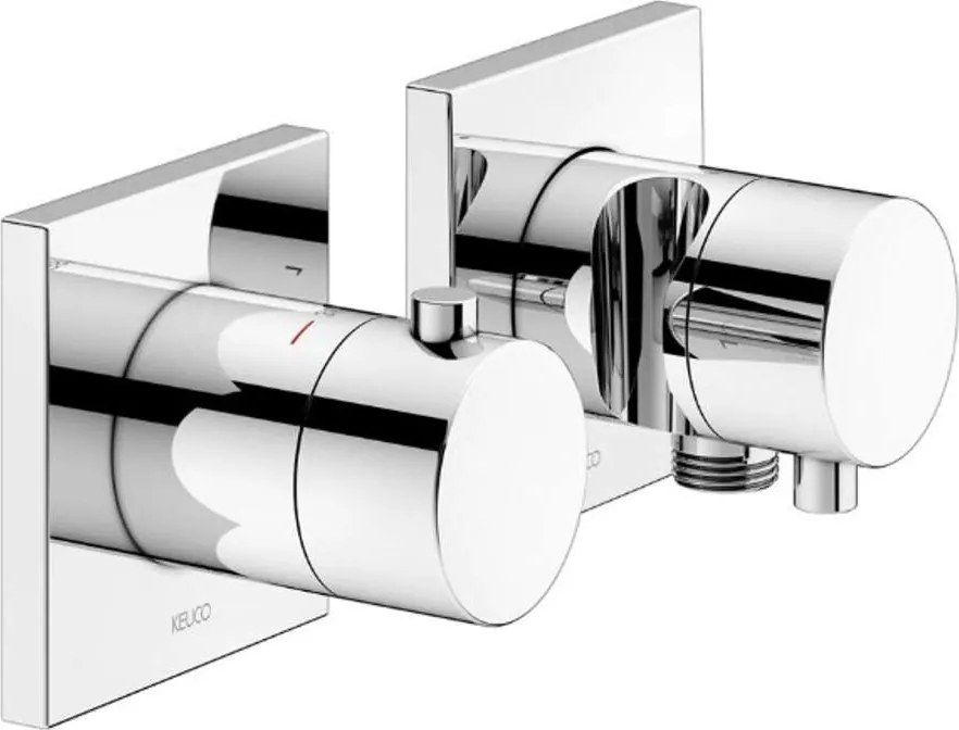 Keuco Edition 11 - Termostatická baterie pod omítku, pro 2 spotřebiče, chrom 51153011222