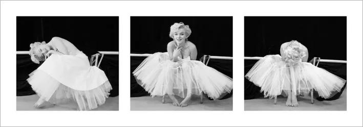 Obraz, Reprodukce - Marilyn Monroe - Ballerina Triptych, (95 x 33 cm)