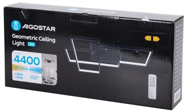 Aigostar - LED Stmívatelné stropní svítidlo LED/38W/230V 2700-6500K + DO