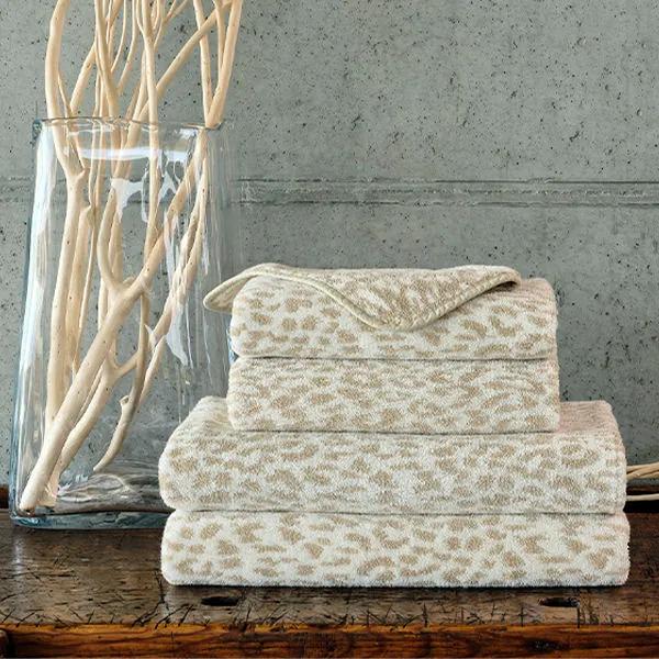 Abyss & Habidecor Béžové ručníky Zimba ze 100% egyptské bavlny - 770 Linen, Velikost 40x75 cm