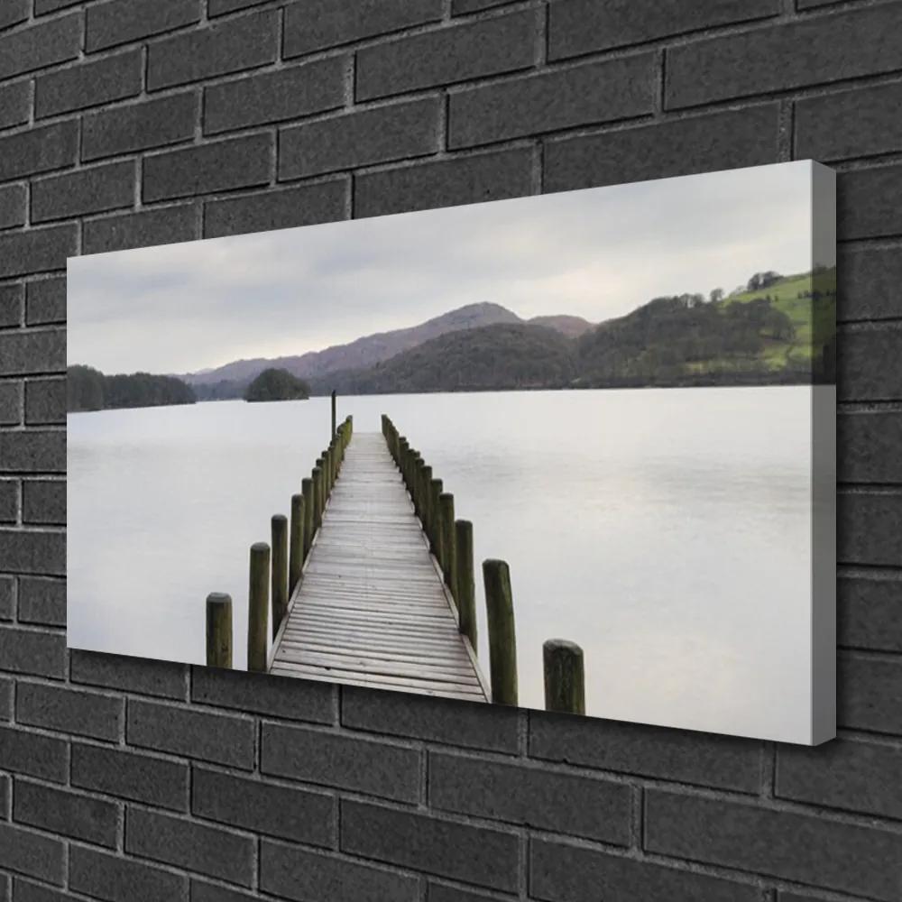 Obraz na plátně Moře Most Architektura 100x50 cm