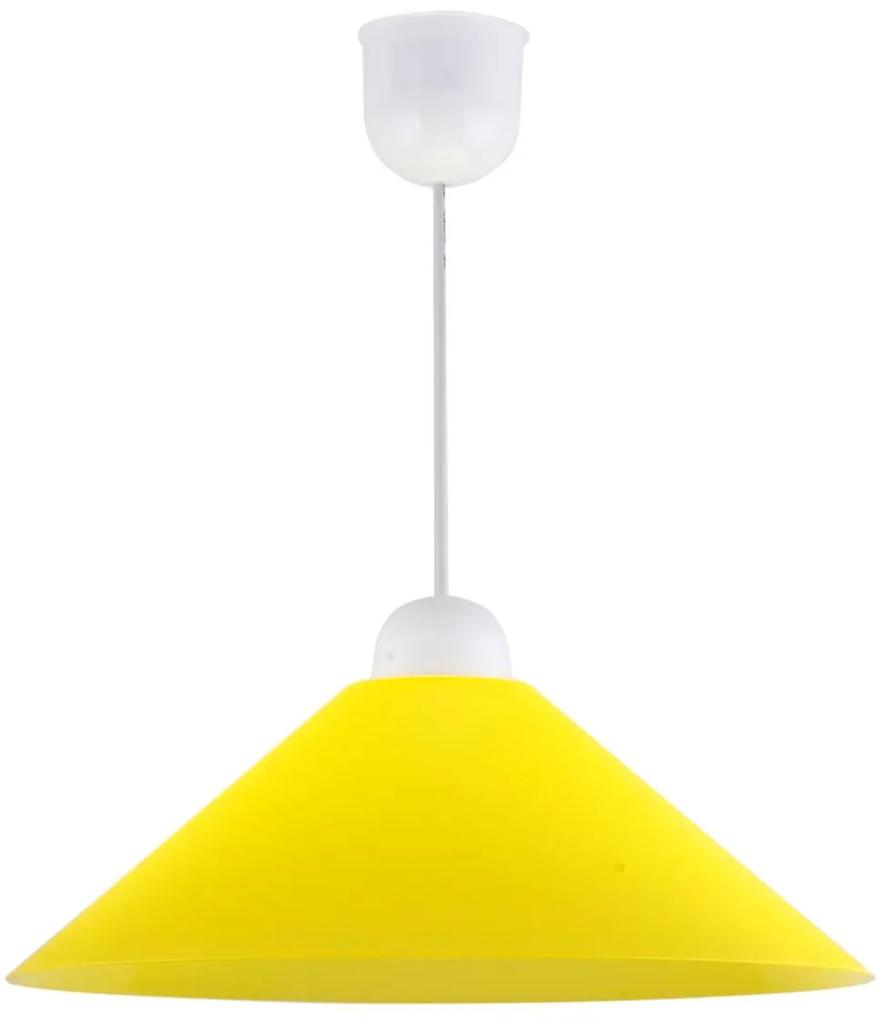 Závěsné retro osvětlení PORTOGRUARO, 1xE27, 60W, žluté Clx