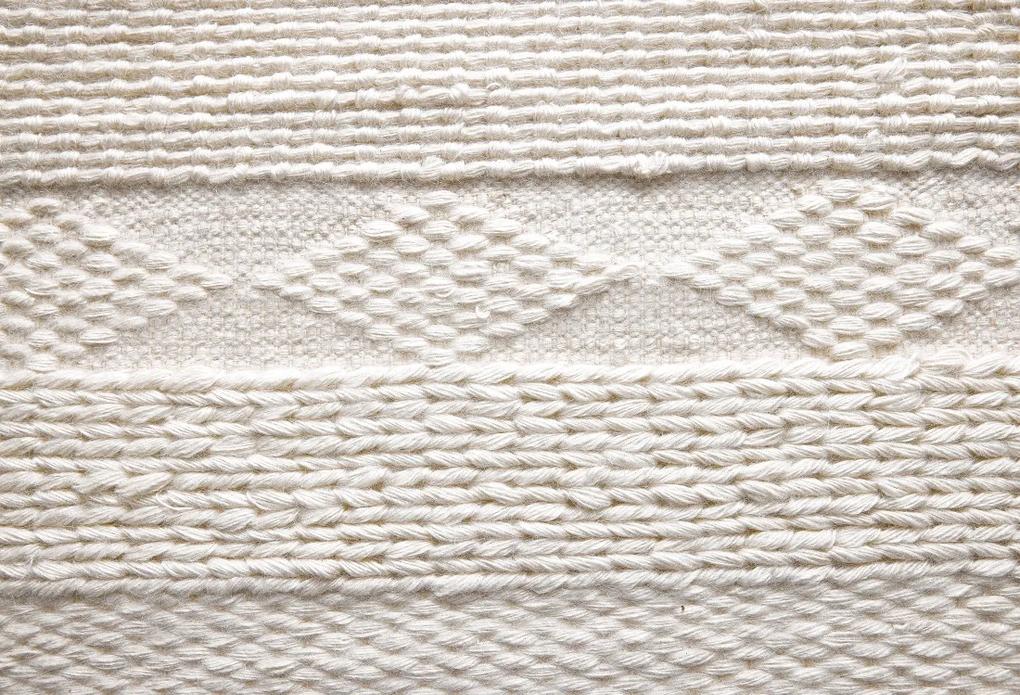 Diamond Carpets koberce Ručně vázaný kusový koberec Winter DESP P88 Mohair White - 300x400 cm