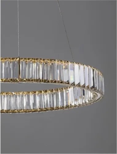 Závěsné LED svítidlo NOVA LUCE AURELIA 41W 3500K 9333075 stmívatelné Triac