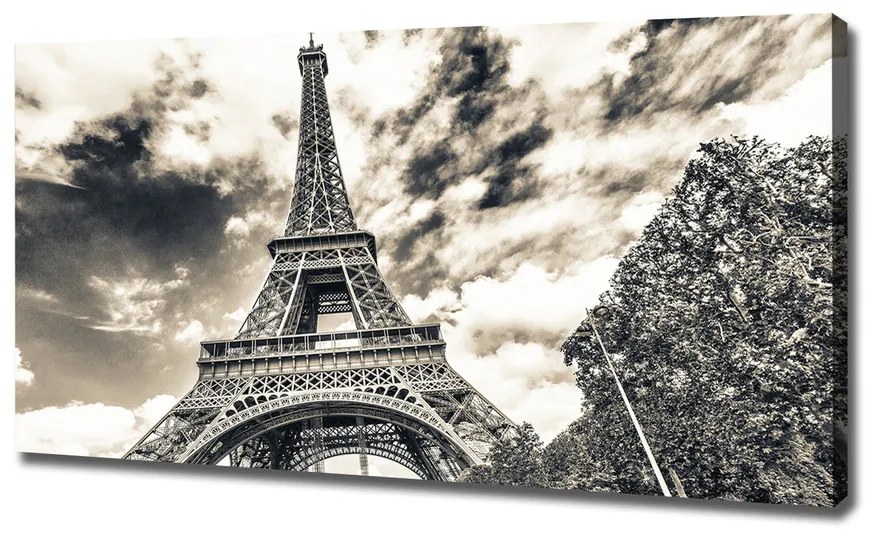 Wallmuralia Foto obraz na plátně Eiffelova věž Paříž 120x60 cm