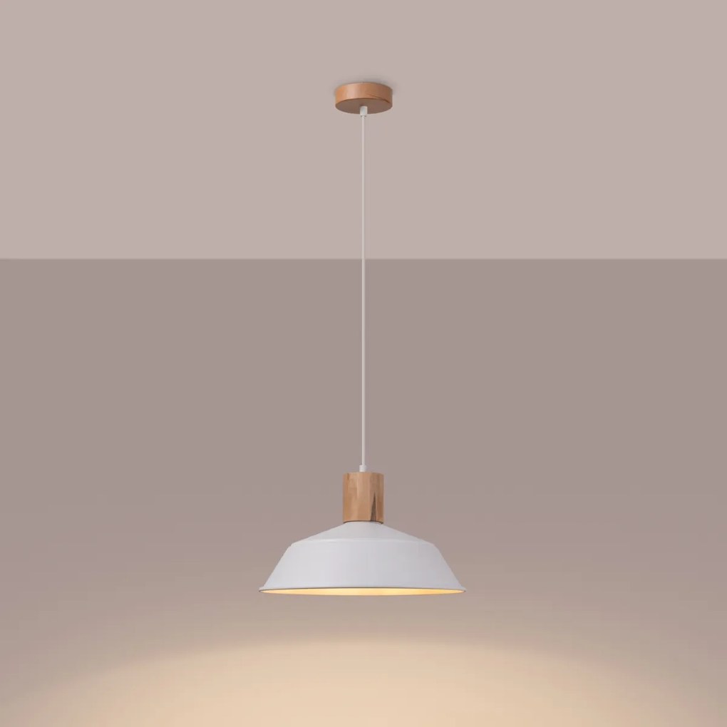 Sollux Lighting Závěsné svítidlo FANO bílé