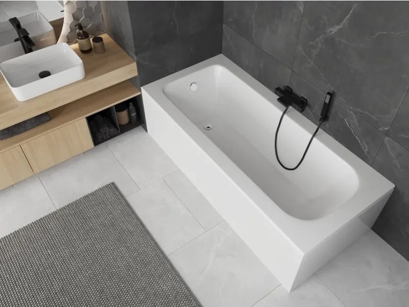 Mexen Vega obdélníková vana 130 x 70 cm s obložením, bílá - 55011307000X