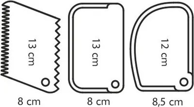 TESCOMA Stěrky DELÍCIA, 3 ks