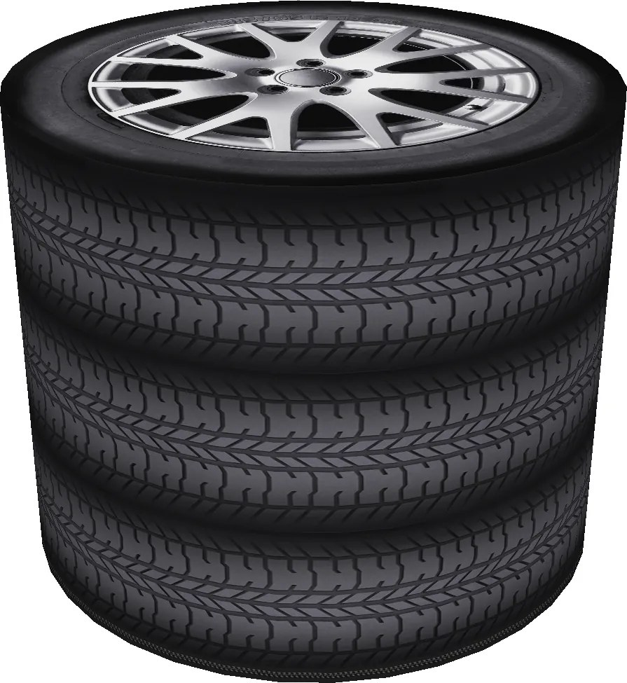 Taburet Bertoni na taburety válec, lehká, stabilní, sedák na taburety s potiskem Tyres