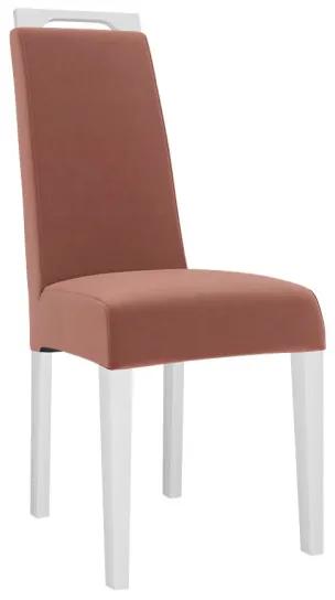 Jídelní židle JK79, Barva dřeva: bílá, Potah: Magic Velvet 2225