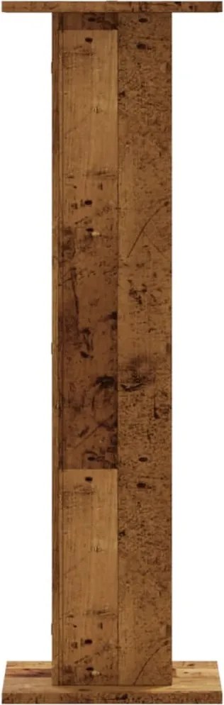 Stojany na rostliny 2 ks old wood 30x30x95 cm kompozitní dřevo 3307880