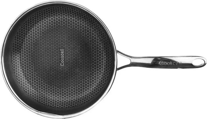 Nerezová pánev s nepřilnavým povrchem COOKCELL průměr 24 cm