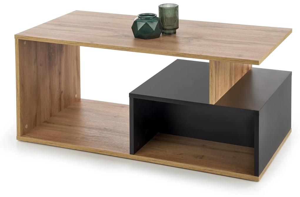 COMBO konferenční stolek dub wotan / černá