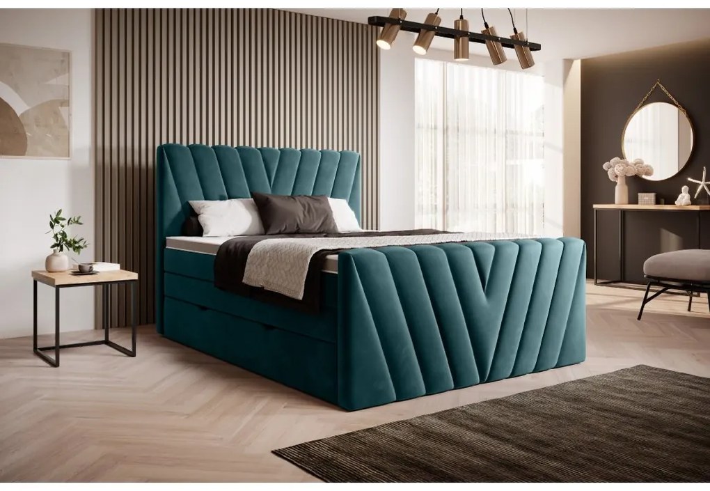 Candice boxspring postel 140X200 Materiál / Dekor: Nube 35