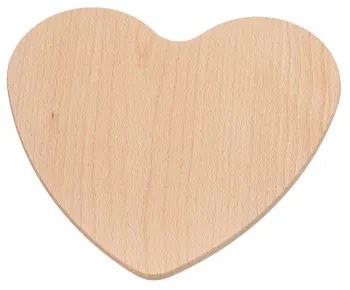 ČistéDřevo Prkénko srdce dřevěné