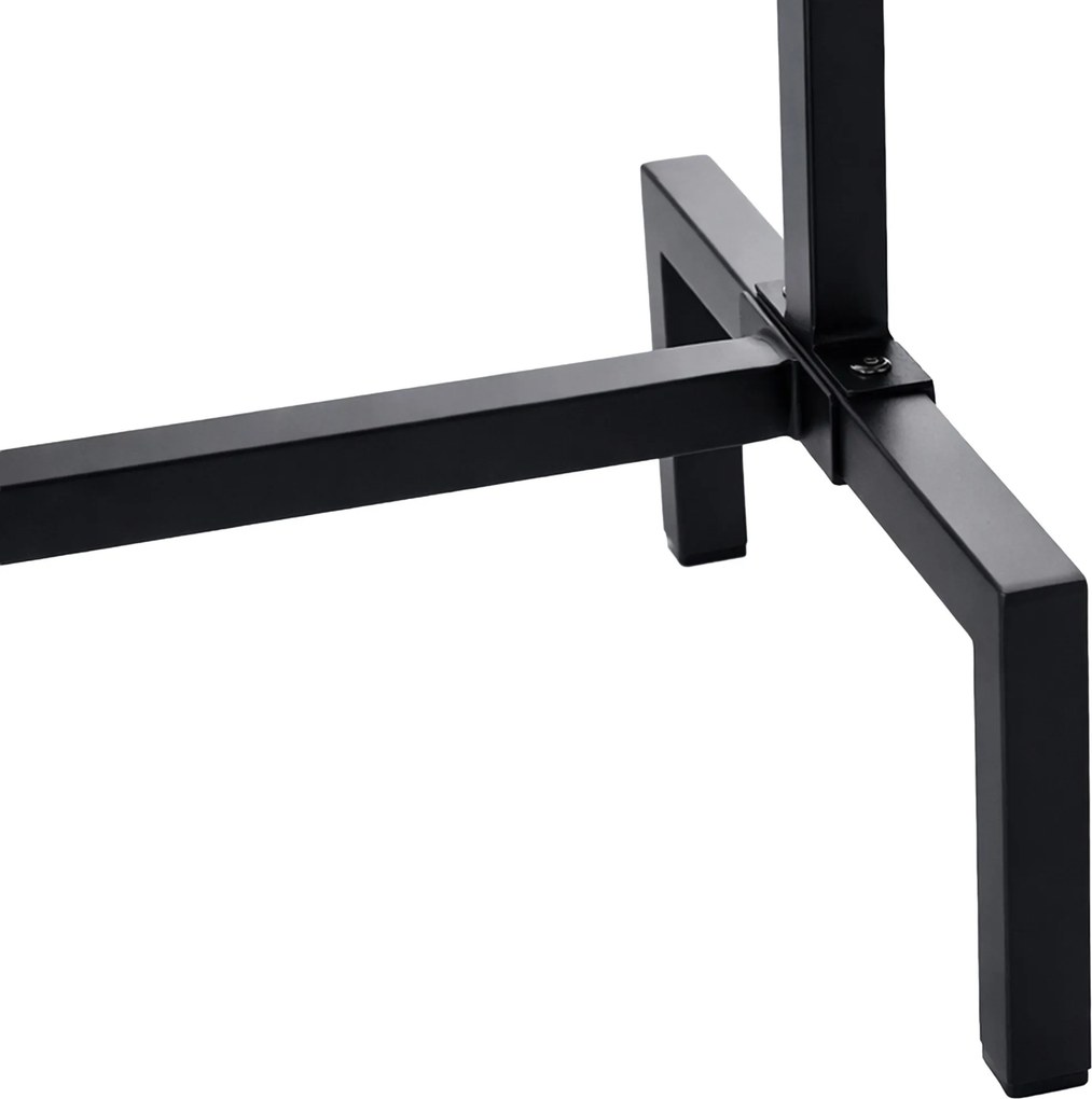 Stojan na oblečení Melva 150x38x120 – černá