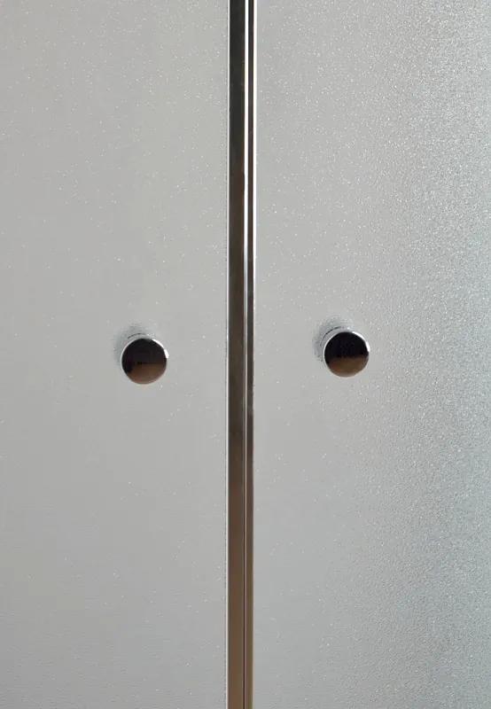 ARTTEC Dvoukřídlé sprchové dveře do niky SALOON F 7 grape sklo 107-112 x 195 cm
