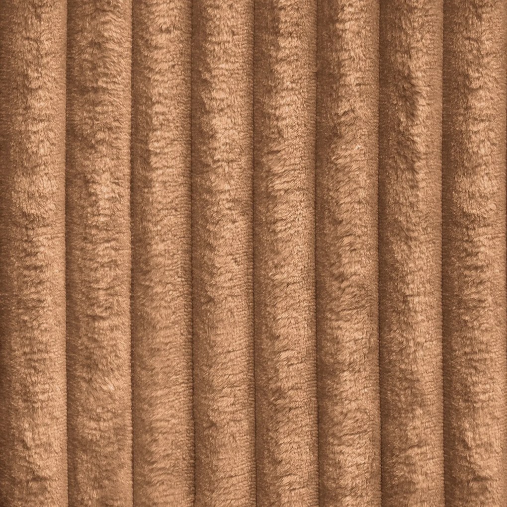 Rozkládací oboustranná sedací souprava do L NORDEN TILIA 250x140 cm, terakotová
