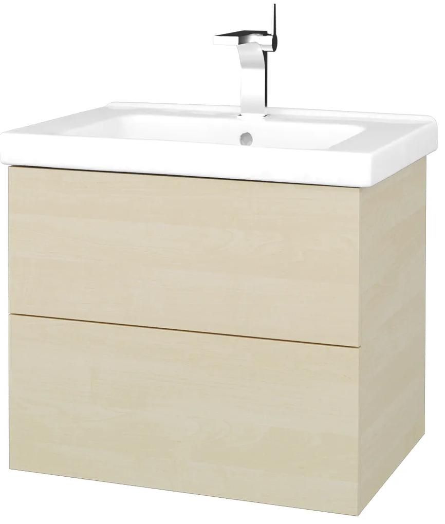 Dřevojas Koupelnová skříň VARIANTE SZZ2 65 (umyvadlo Harmonia) Varianta: N01 Bílá lesk / M01 Bílá mat