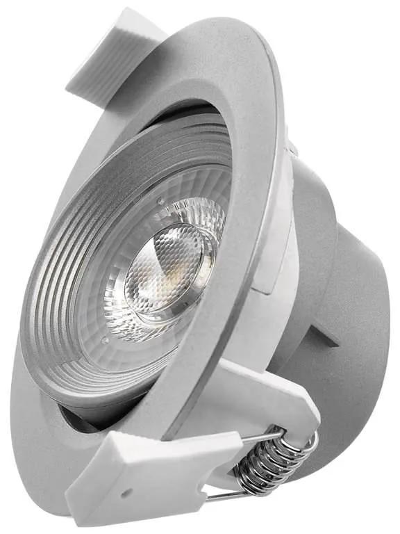 Bodové LED svítidlo, 5W, stříbrné Emos ZD3620