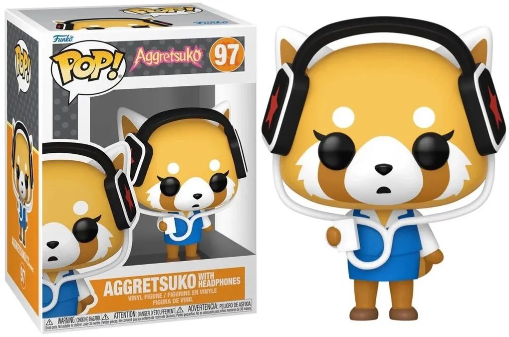 Funko pop! aggretsuko aggretsuko with headphones 97