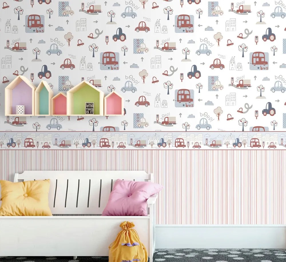 Dětská vliesová bordura 141-2, Sambori, ICH Wallcoverings