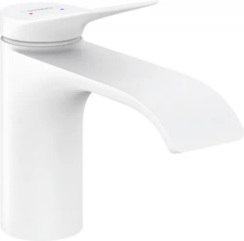 Hansgrohe Vivenis, umyvadlová baterie 80, EcoSmart, bílá matná, 75012700