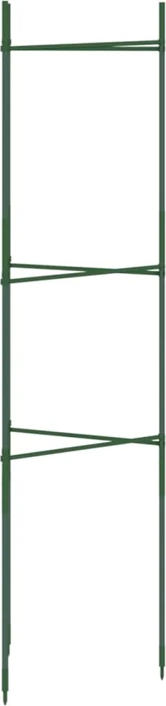 Podpěrné klece pro rajčata 4 ks 116 cm ocel a PP 3281483