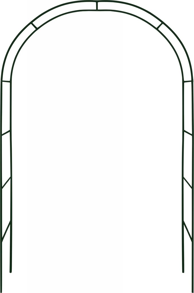 Zahradní kovová pergola 240 cm - oblouk