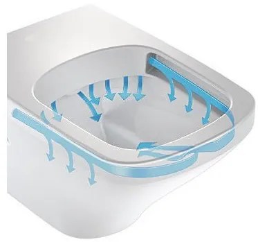 Olsen Spa Závěsné WC ADATTO RIMLESS - bez sedátka OLKLT2005EBS