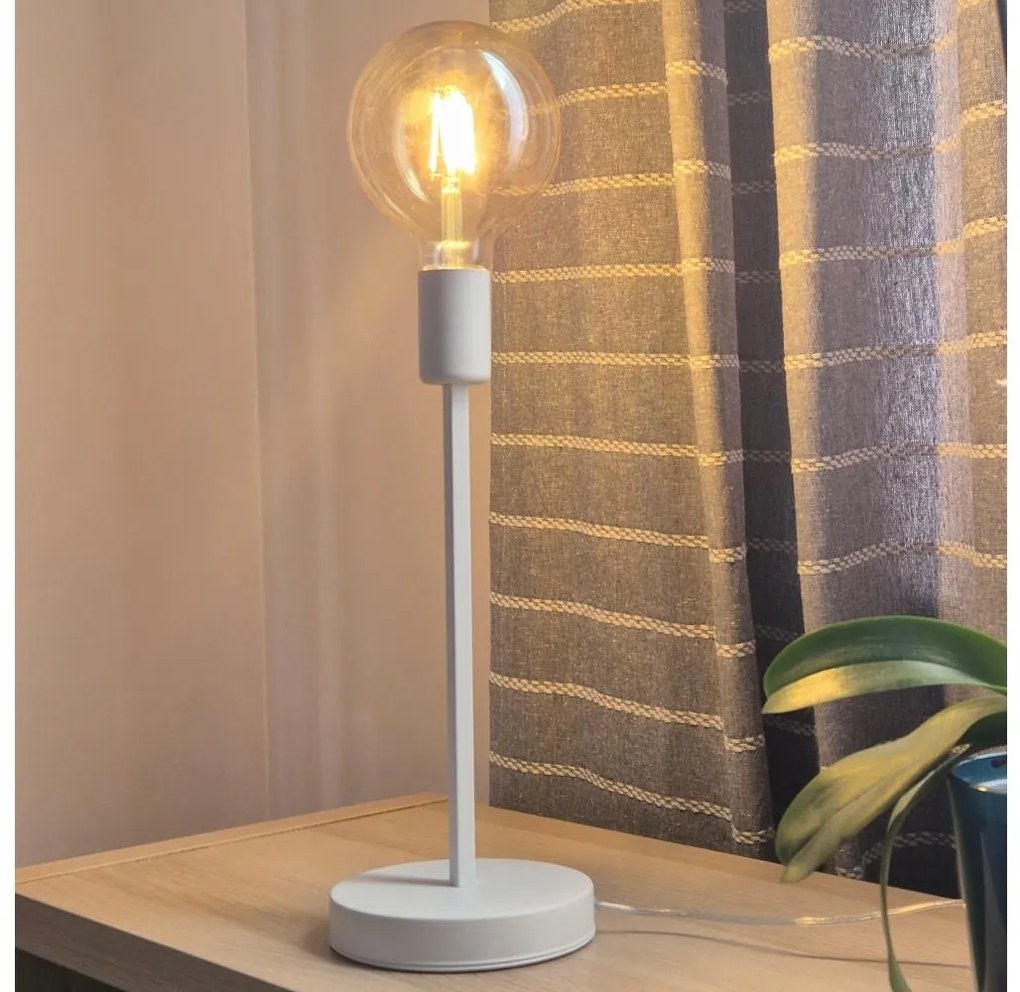 Stolní lampa ASTRID 1xE27/60W/230V bílá