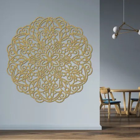 Dřevěná nástěnná dekorace mandala I SENTOP PR0248