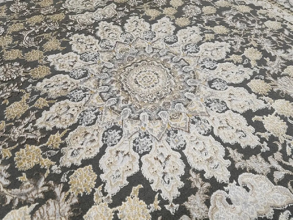 BE Koberec Deluxe 9092 BEIGE - béžový obdélníkový Rozměr: 60x100 cm