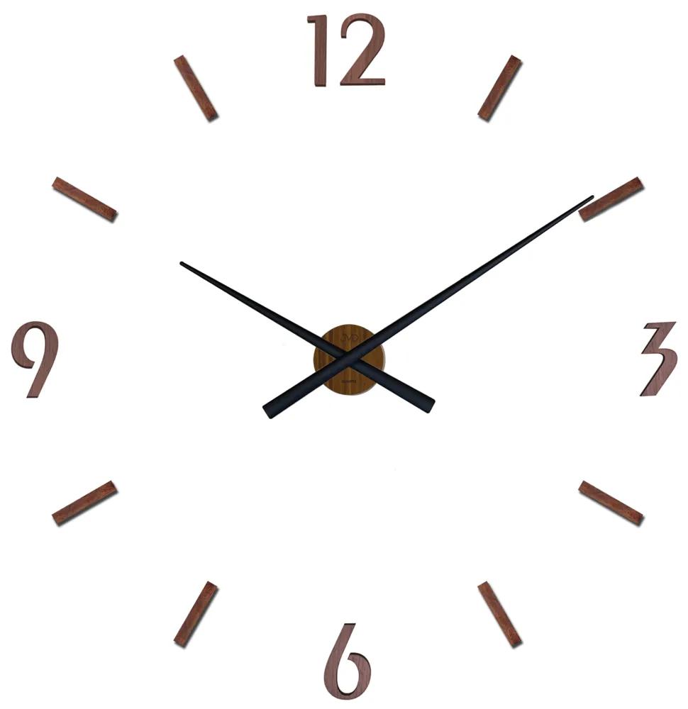JVD Nástěnné nalepovací hodiny v imitaci dřeva JVD HT467.1