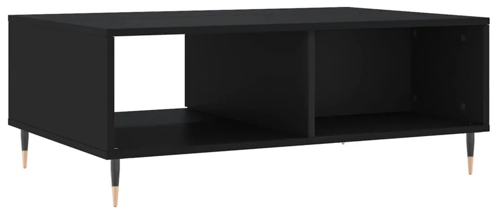 Konferenční stolek černý 90 x 60 x 35 cm kompozitní dřevo - Default Title