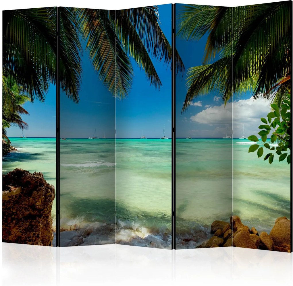 Paraván - Relaxing on the beach II [Room Dividers] 225x172