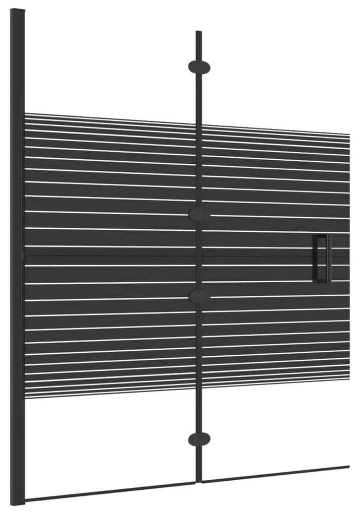 Skládací sprchový kout ESG 120 x 140 cm černý,  150742