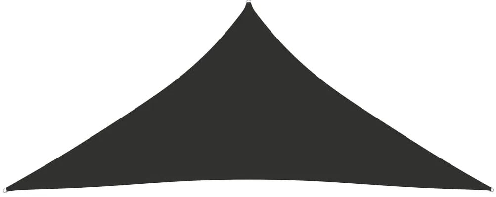 vidaXL Stínící plachta oxford trojúhelníková 4,5x4,5x4,5 m antracitová